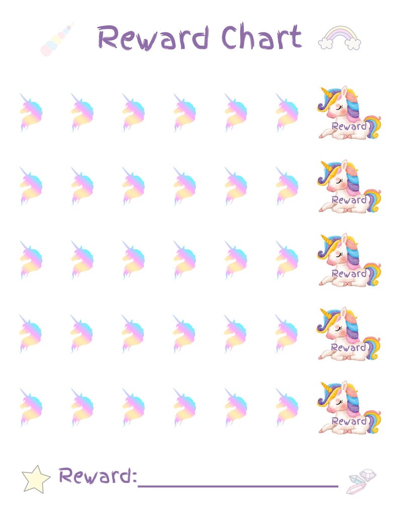 Potty Training Reward Chart | Kids Reward Chart | Toilet Training ...