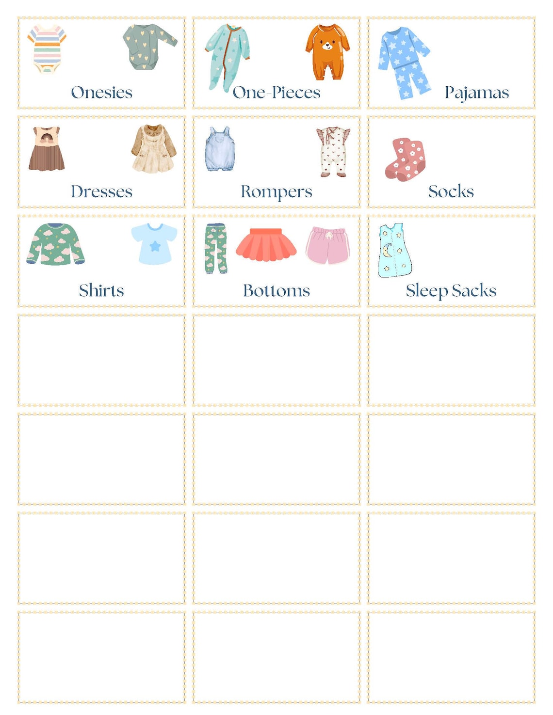 Clothes Labels Clothing Labels Kids Clothing Labels Baby Clothing ...