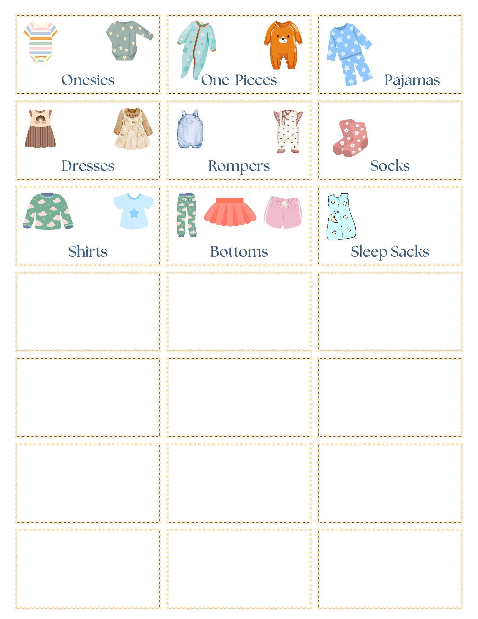 Clothes Labels Clothing Labels Kids Clothing Labels Baby Clothing ...