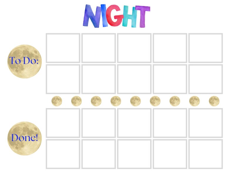 Routine Chart | Routine Cards | Kids Routines | Kids Calendar - Etsy