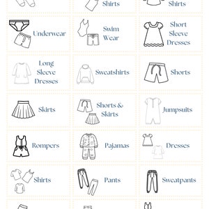 Clothes Labels | Clothing Labels | Kids Clothing Labels | Black & White ...