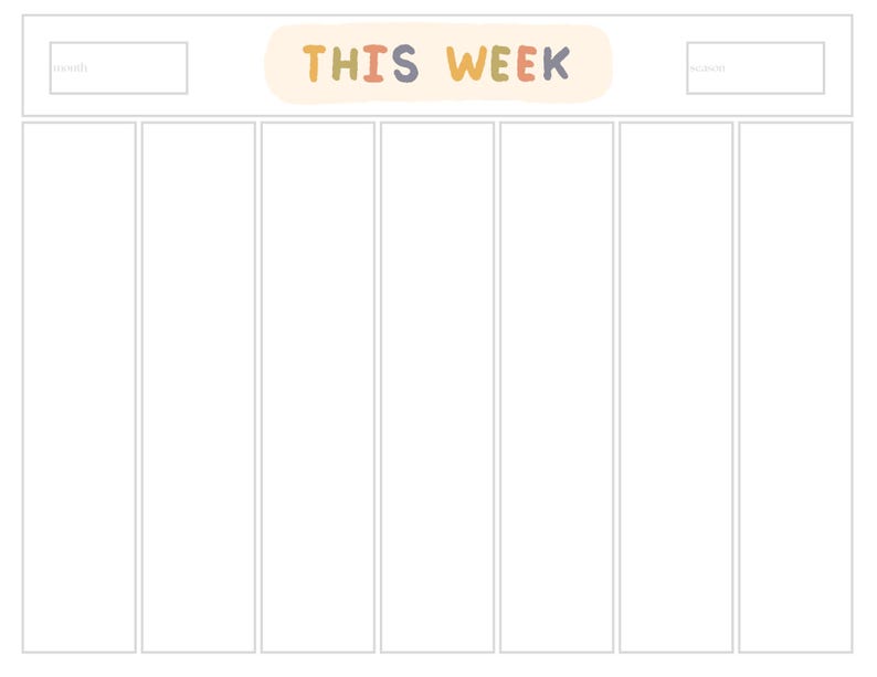 Routine Chart | Routine Cards | Kids Routines | Kids Calendar - Etsy