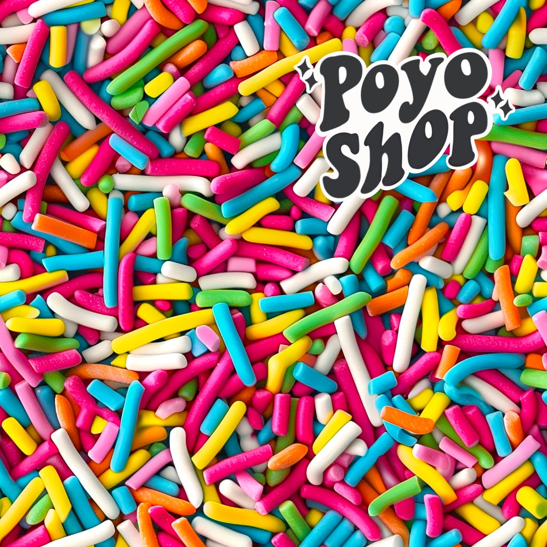 Rainbow Sprinkles Seamless Pattern: Kids Party Decor (digital Download ...