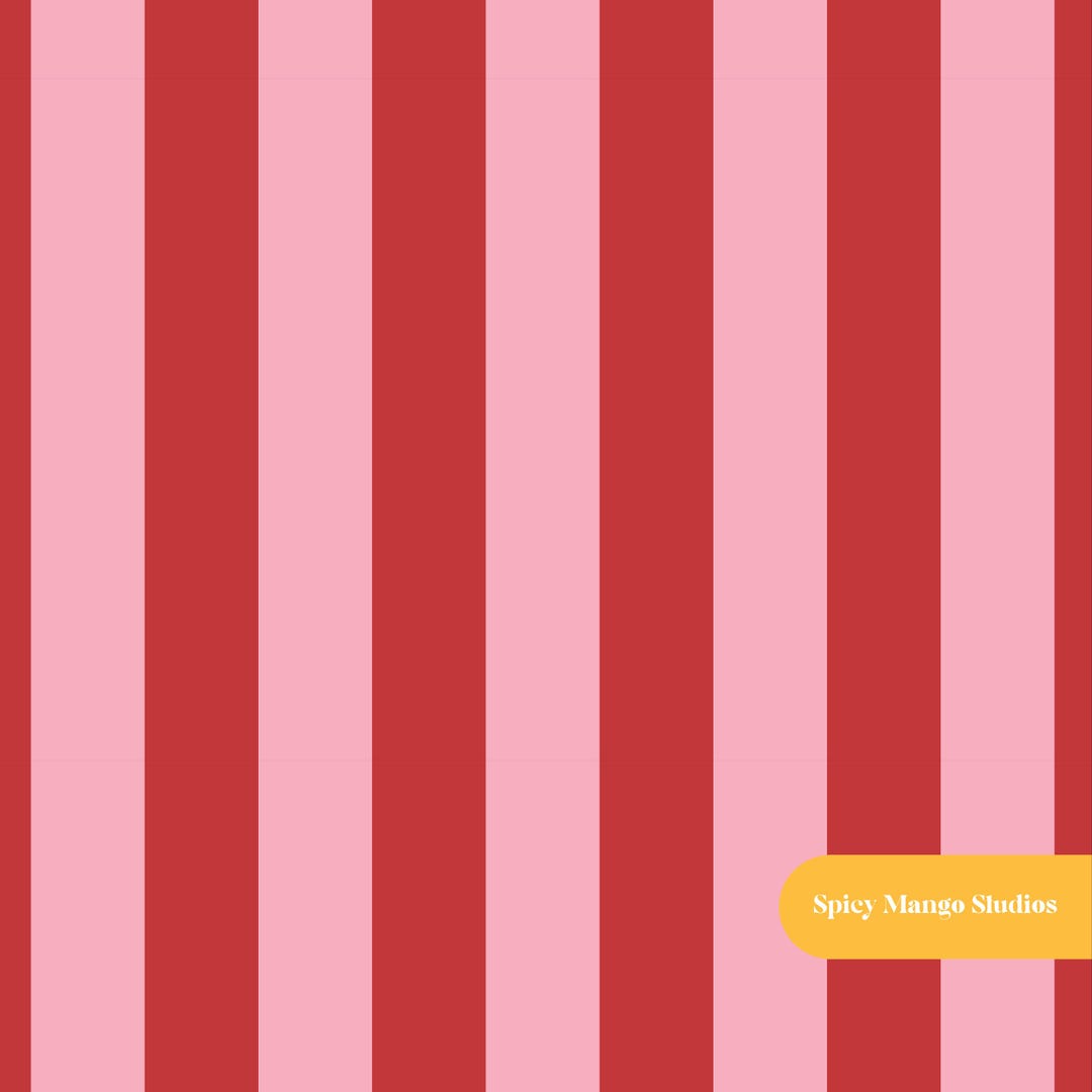 Pink and Red Stripe Seamless Pattern - Etsy