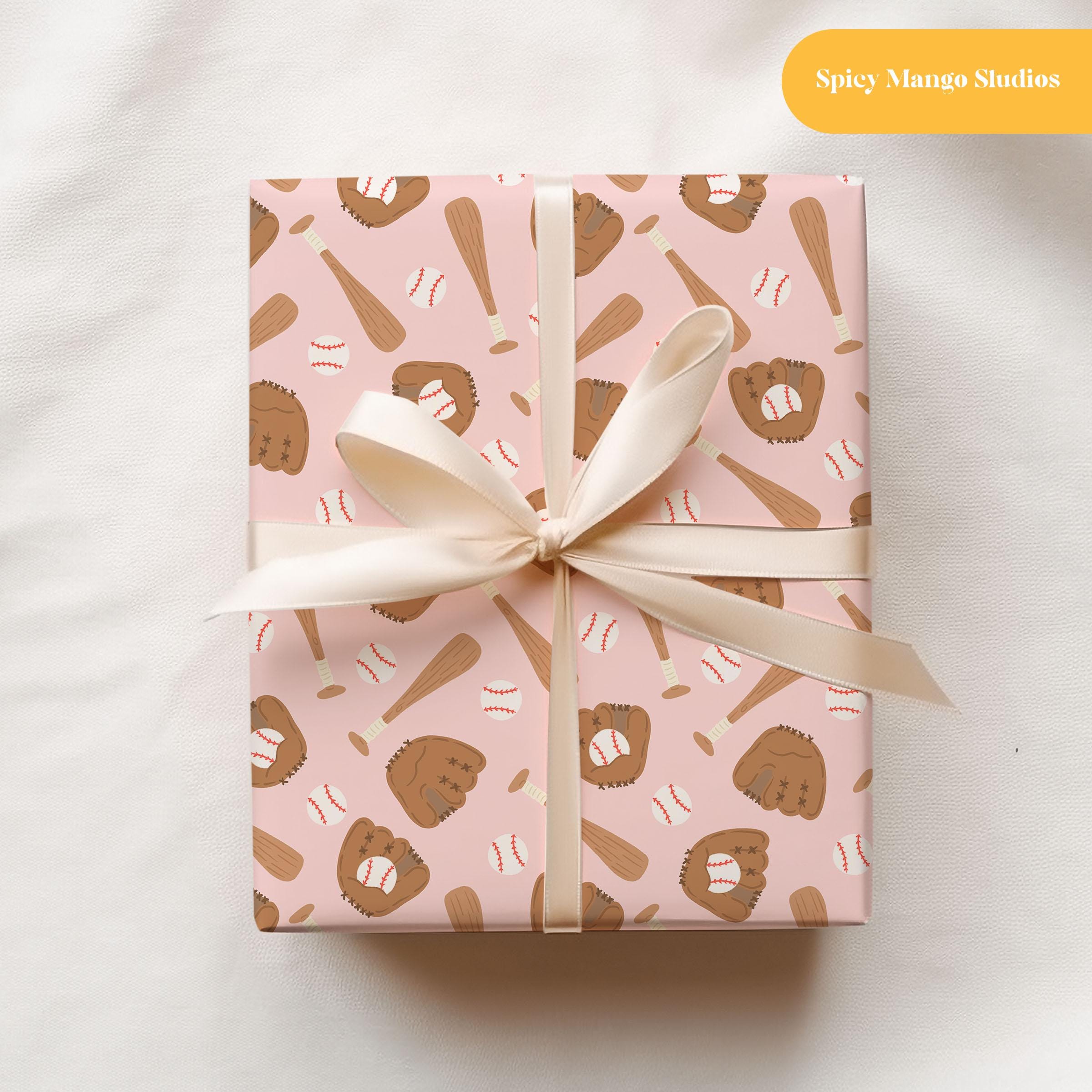 Baseball Medley Seamless Pattern in Pink - Etsy