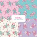 Candy Cane Bow Holiday Seamless Pattern in Pink - Etsy