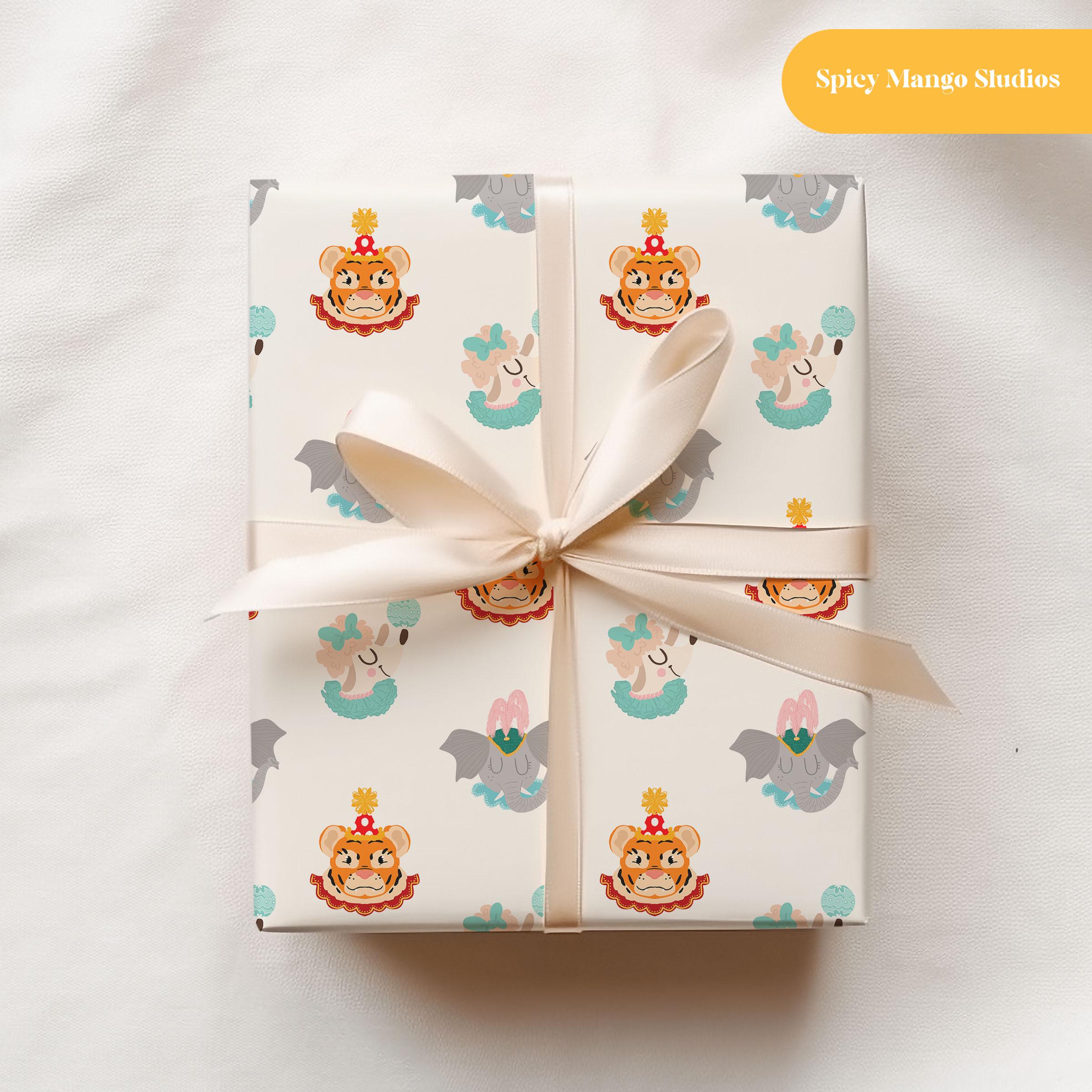 Circus Circus Seamless Pattern in Neutral - Etsy