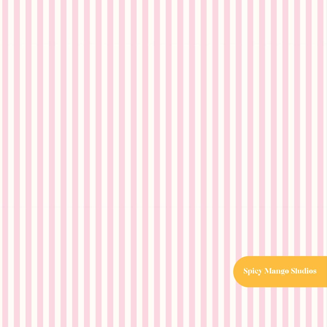 Baby Pink Stripe Seamless Pattern - Etsy