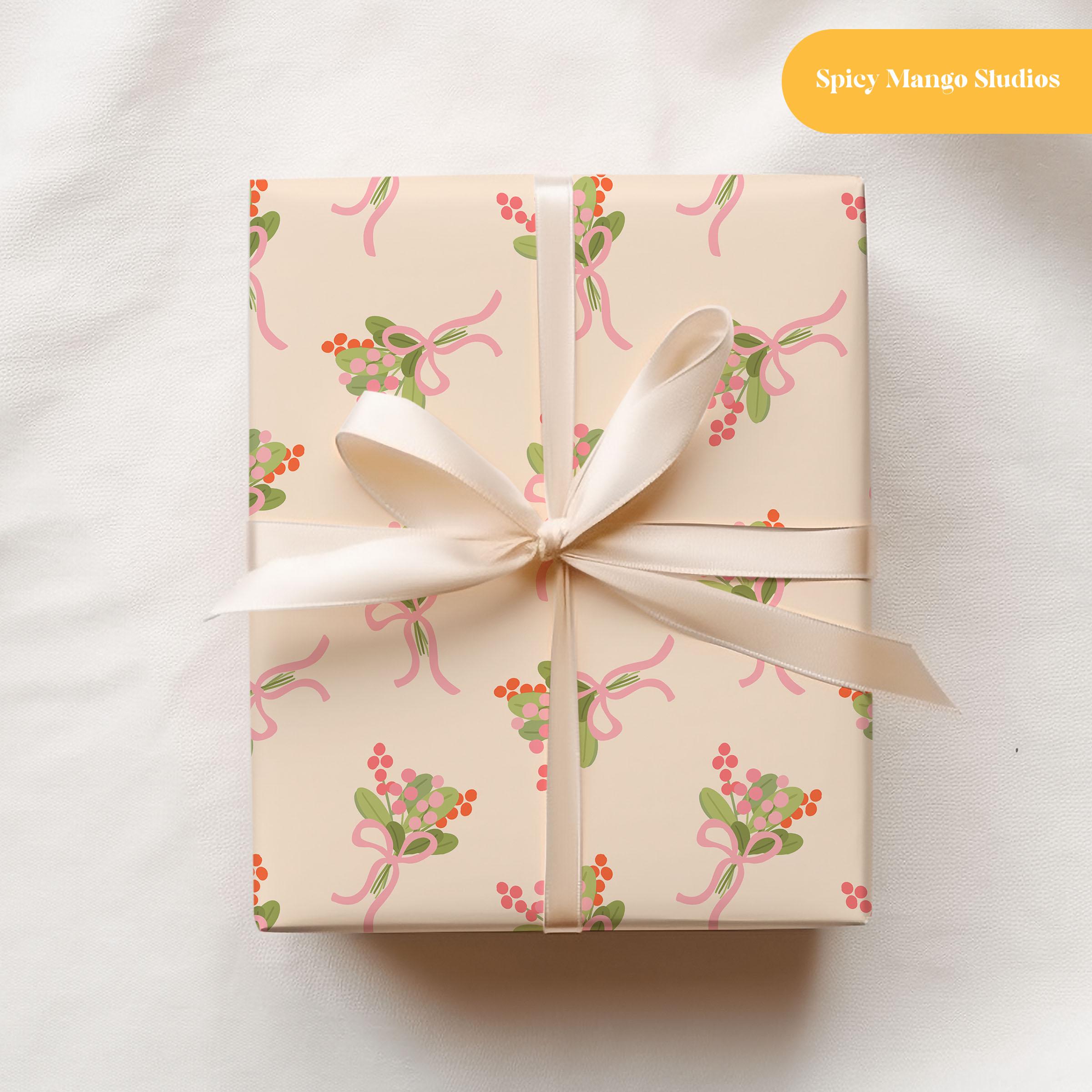 Hello Holly Seamless Pattern in Tan - Etsy