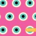 Retro Evil Eye Seamless Pattern in Pink - Etsy