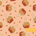 Caramel Apple Seamless Pattern in Pumpkin Spice - Etsy