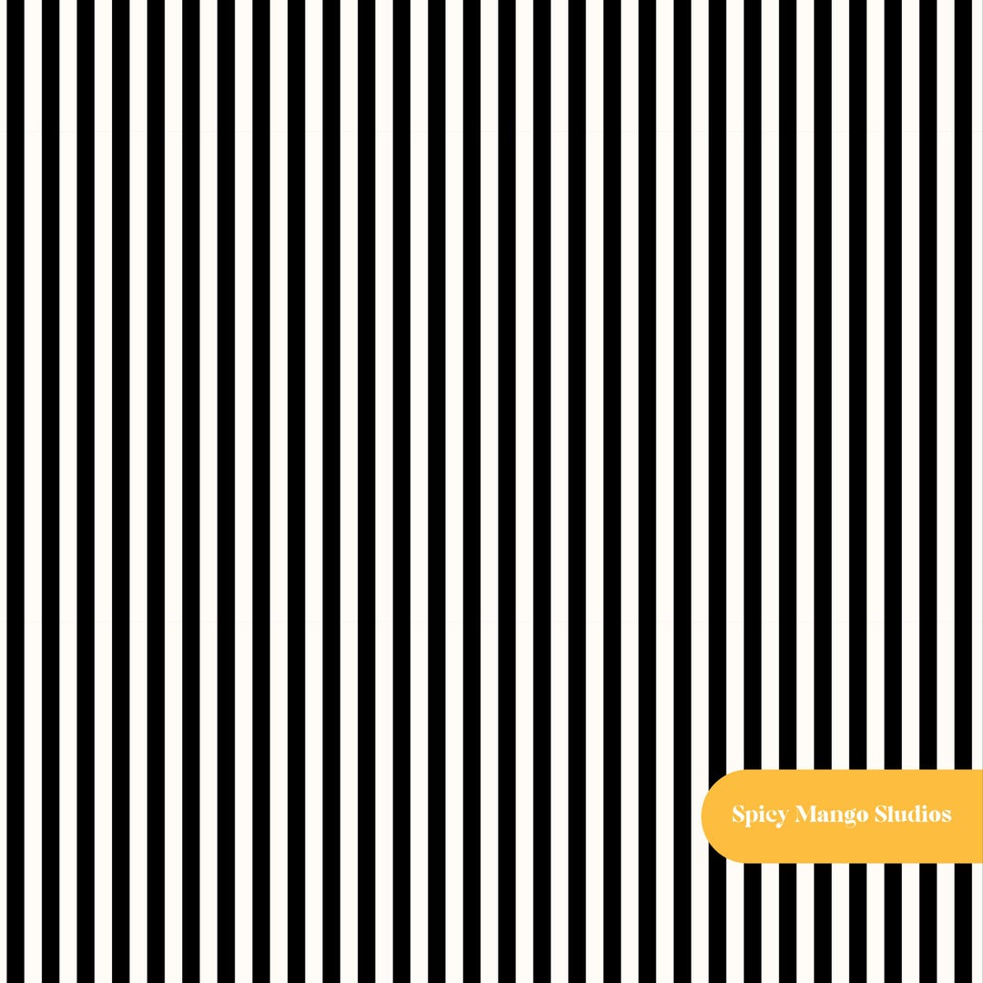 Black and White Pinstripe Seamless Pattern - Etsy
