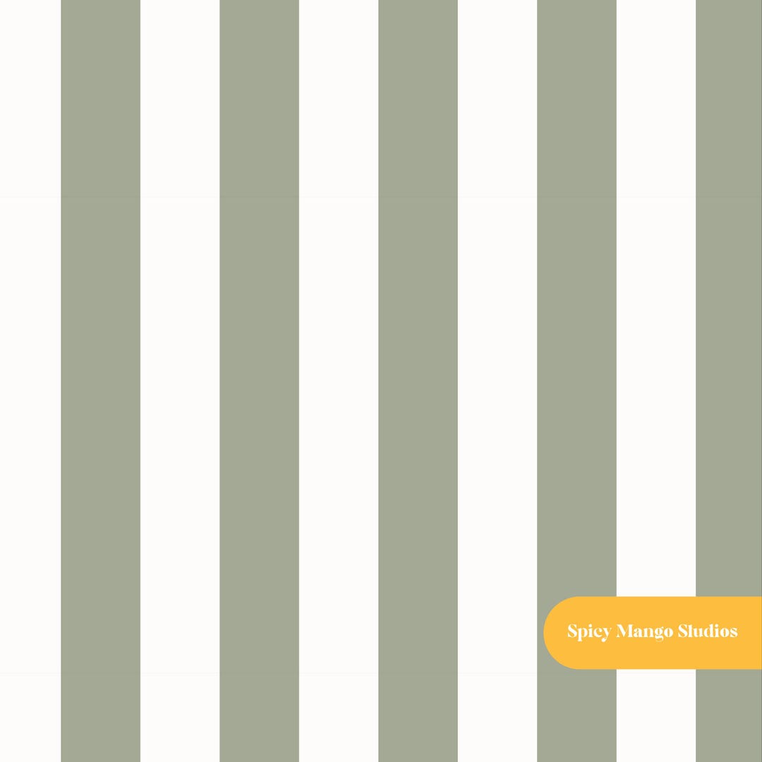 Green Stripe Seamless Pattern - Etsy