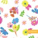 Neon Floral Seamless Pattern - Etsy