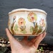 Vintage Handpainted Clay Pots, Woman Figurine Vase, Candle Holder ...