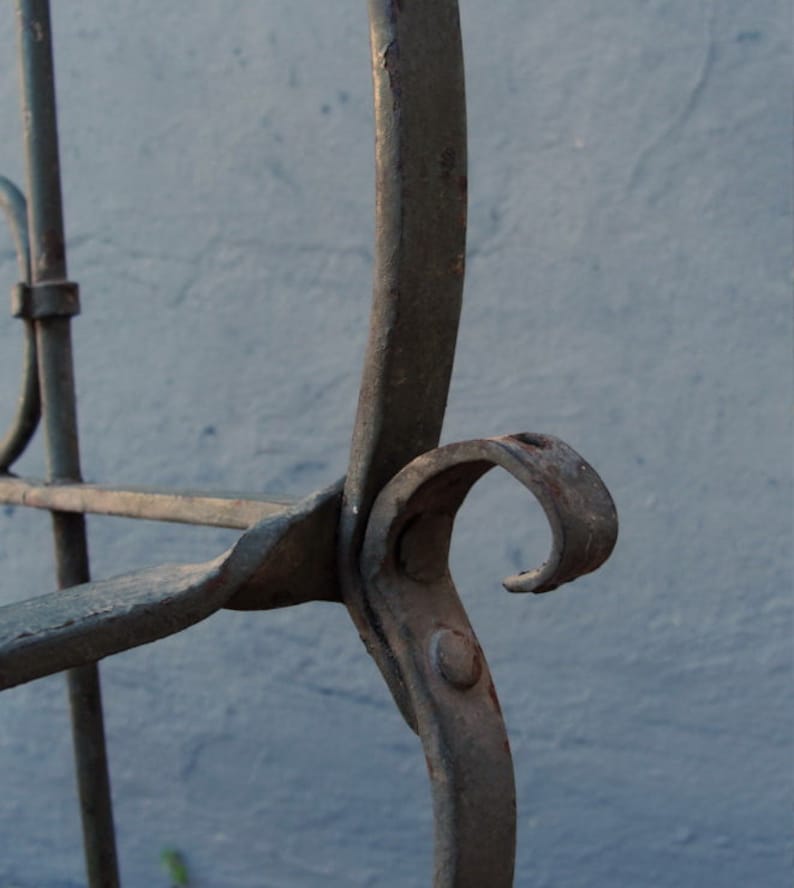 Antique Ornate Cradle Iron Wrought Crib Rocking Baby Bed Early - Etsy