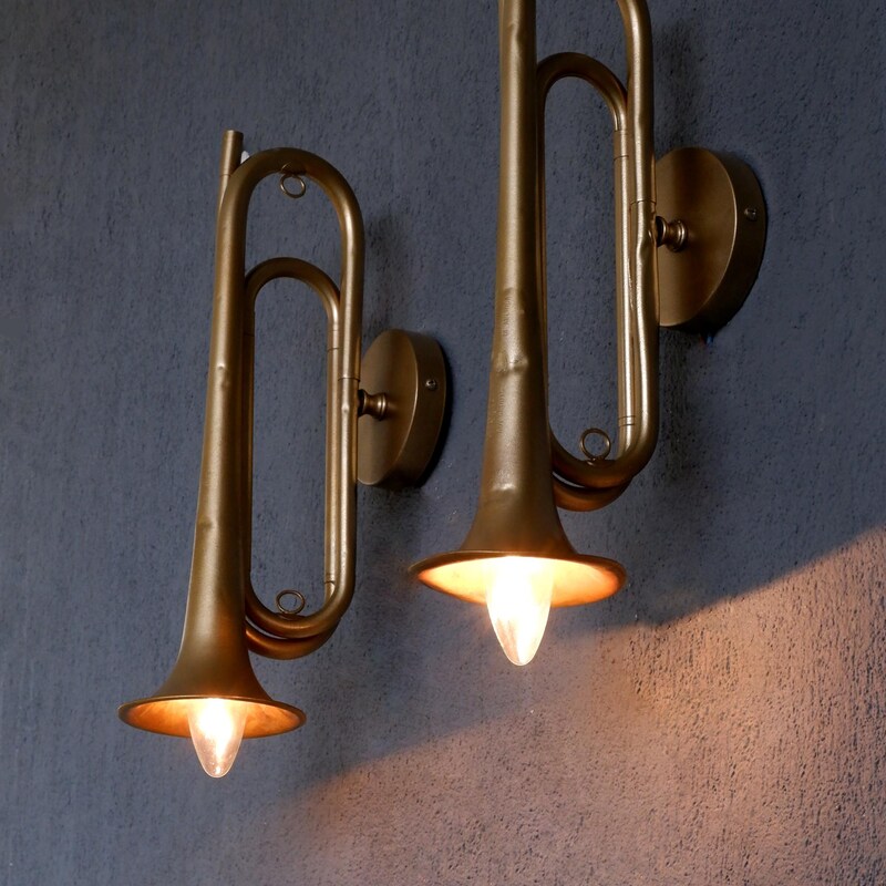 Trumpet Lamp - Etsy