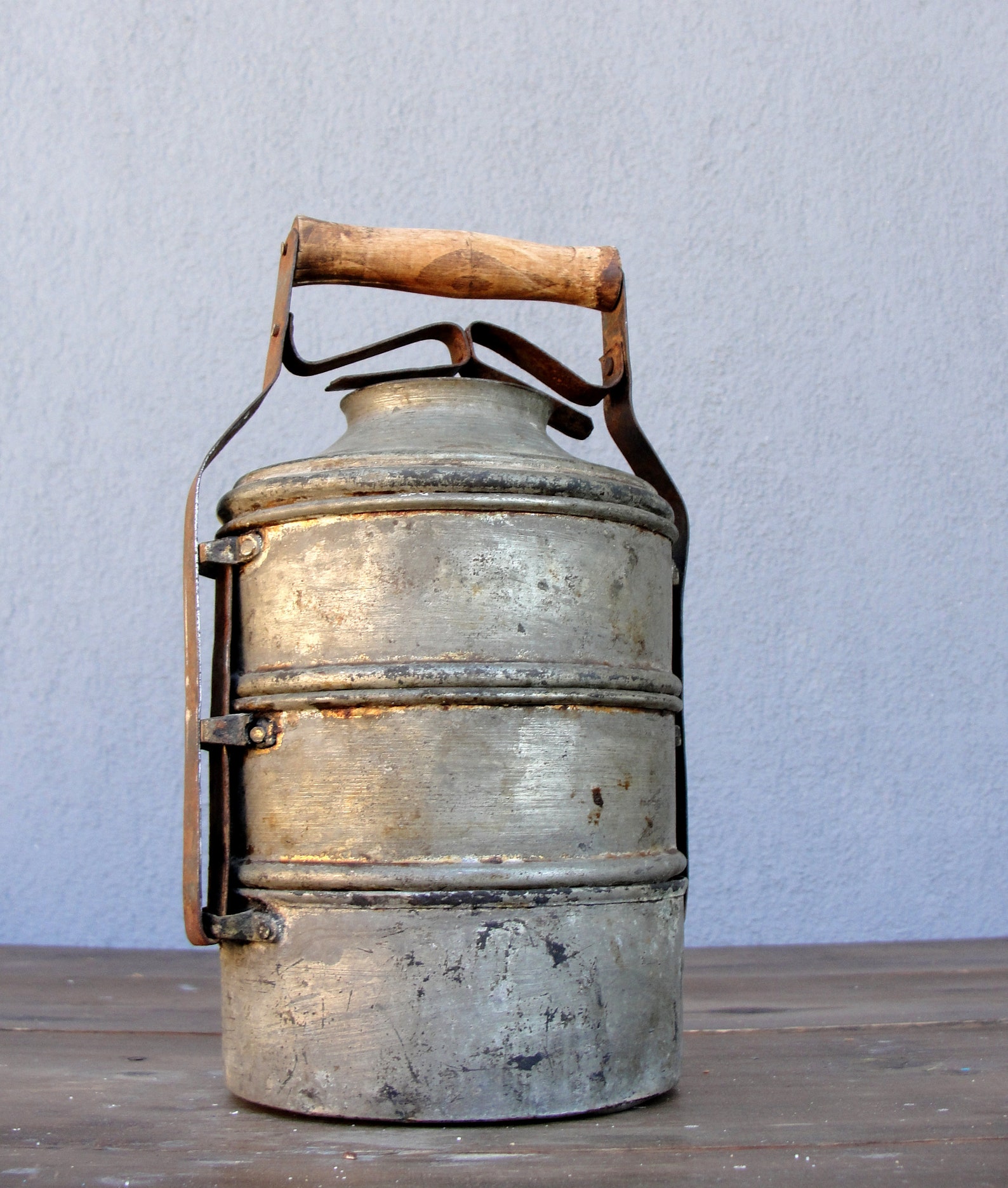 Vintage Food containers Tiffin Vintage Copper Compartments | Etsy