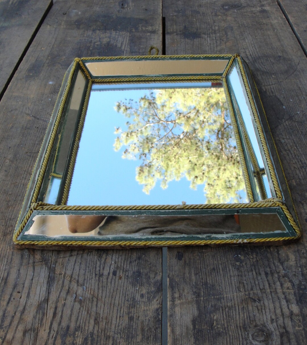 Cushion Mirror Wooden Frame Handmade Rustic Mirror - Etsy