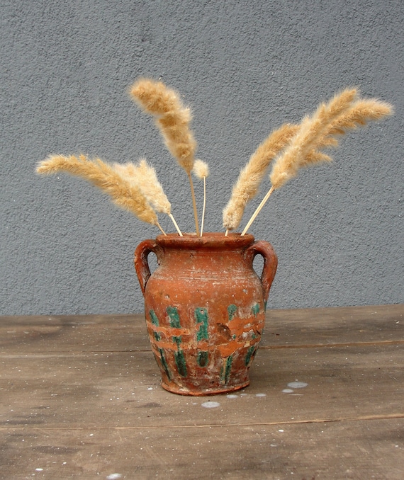 buying store online Vintage Little Clay Pot, Earthenware Cauldron ...