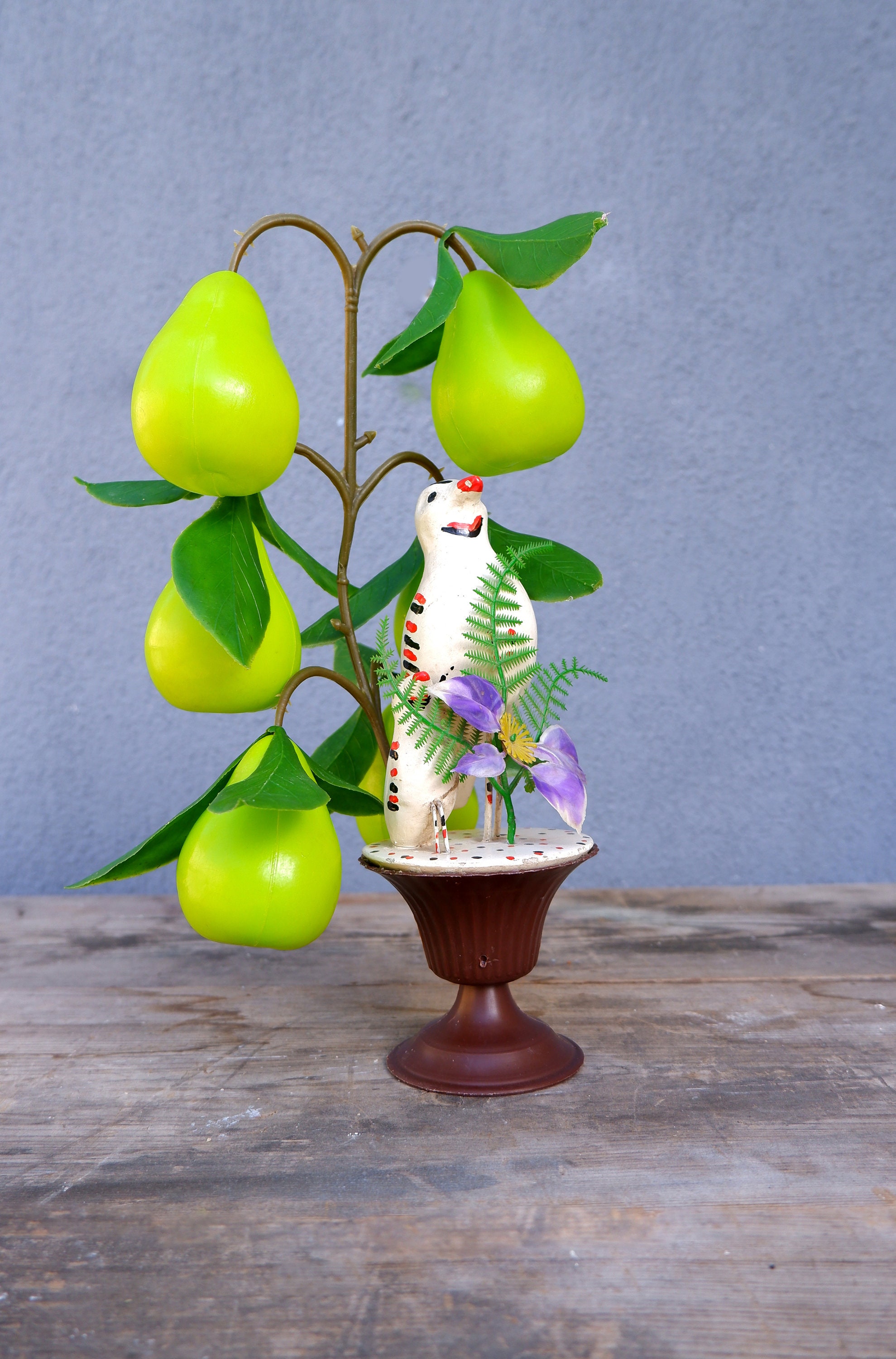 Vintage Partridge and Pear Tree Christmas Vintage Decor, Birds With ...