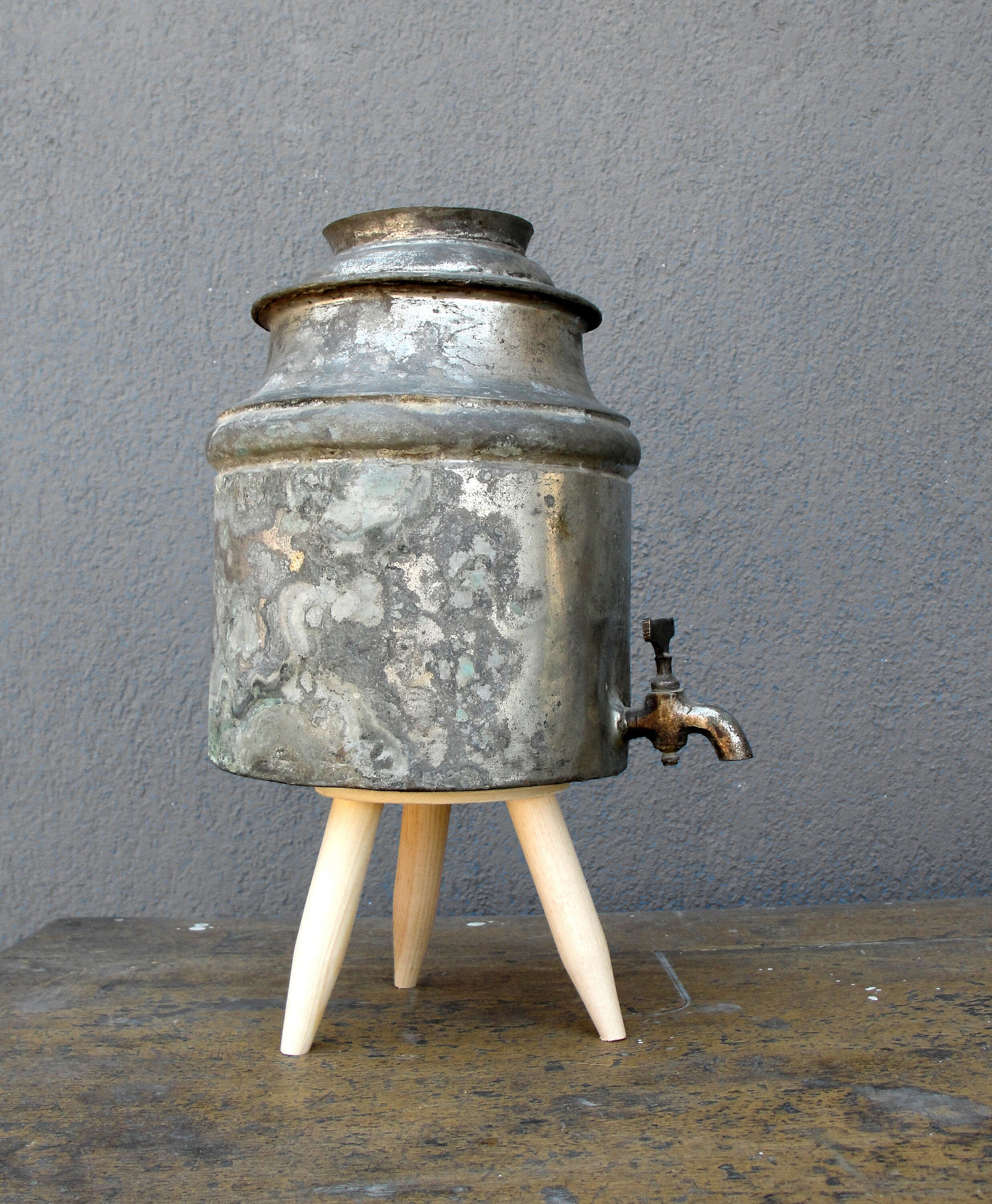 Vintage Cold Water Container With Tap Tiffin Vintage Tinned | Etsy