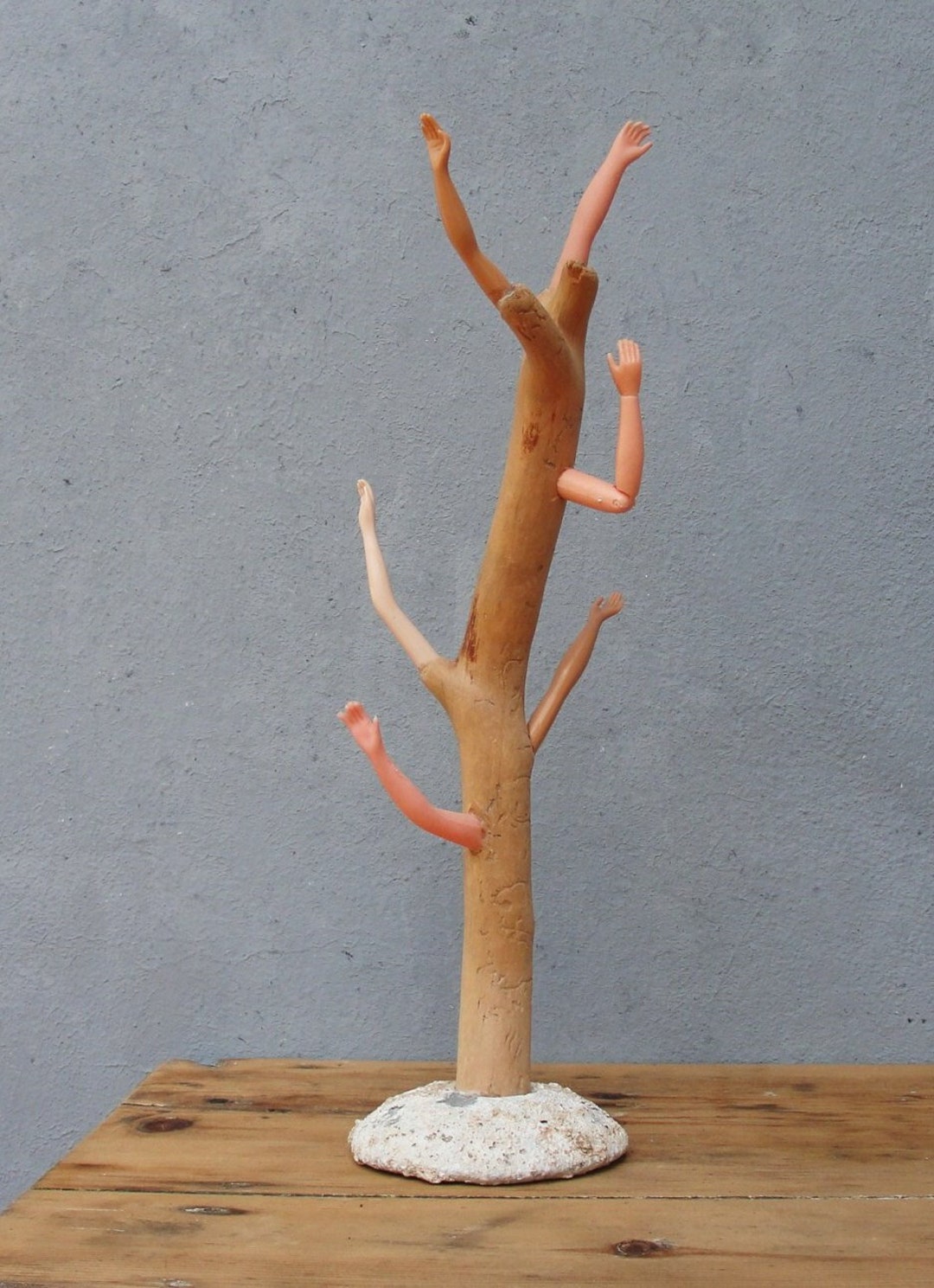 Barbie Arm Tree, Rain Prayer Tree - Wood, Plastic and Metal Sculpture ...