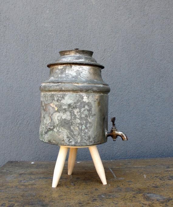 Vintage Cold Water Container With Tap Tiffin Vintage Tinned | Etsy