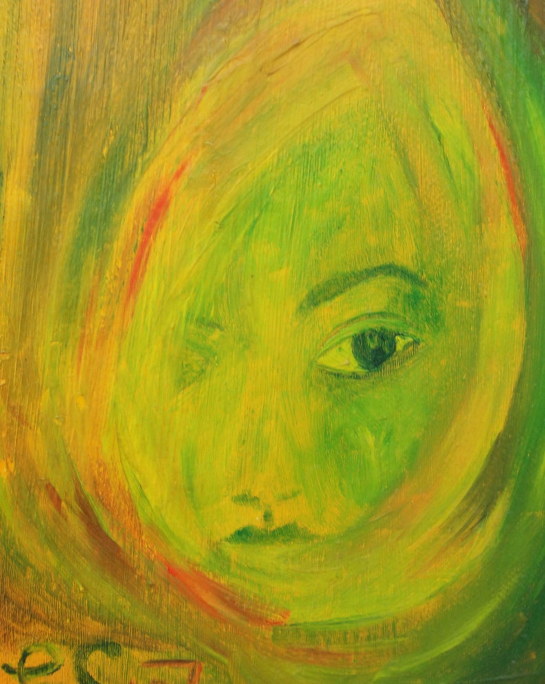 Feelings Portrait Original Oil Painting Faces and Emotions - Etsy