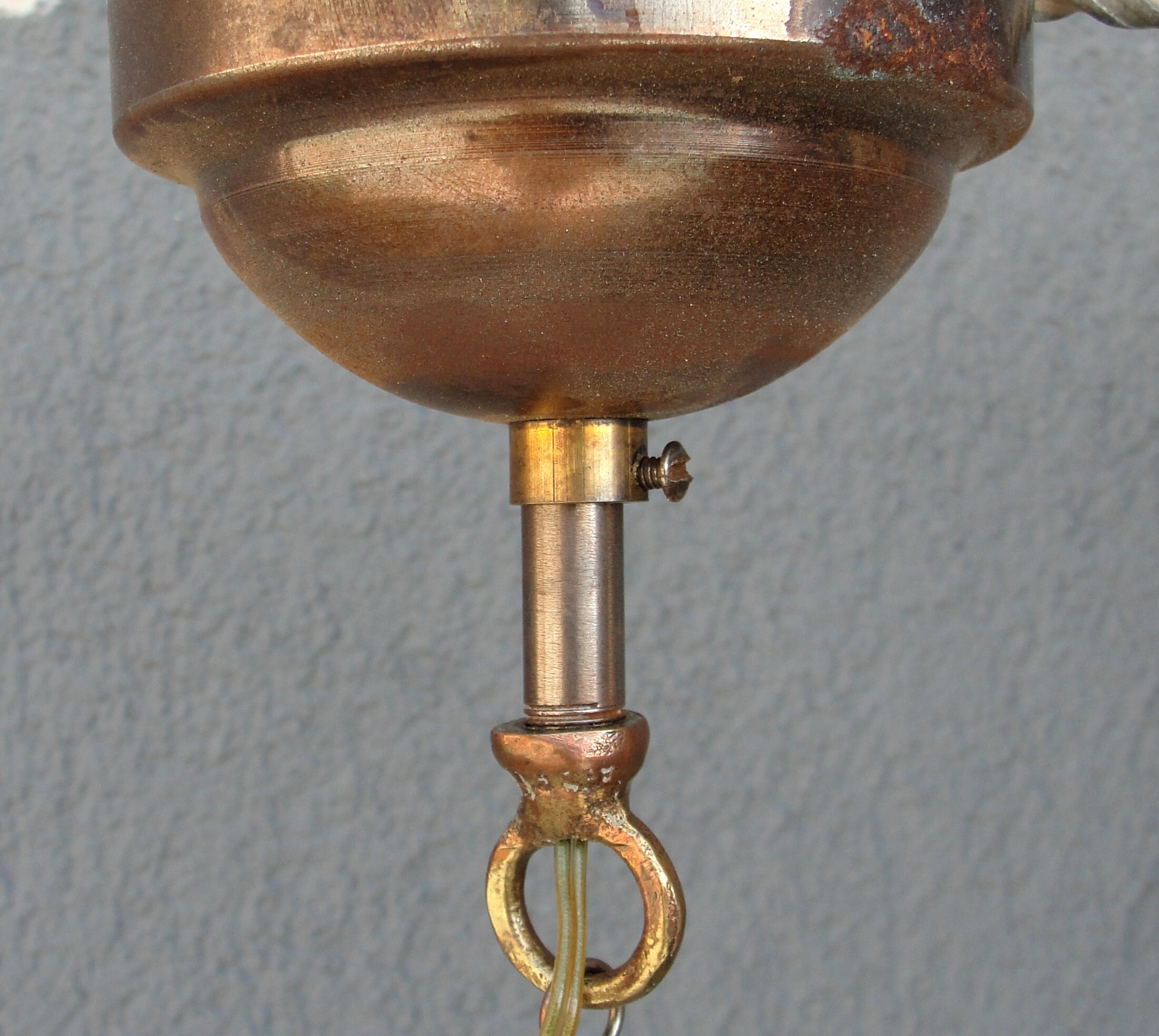 Copper Glass Ceiling Light Pendant Light Lamp Copper Tulip | Etsy