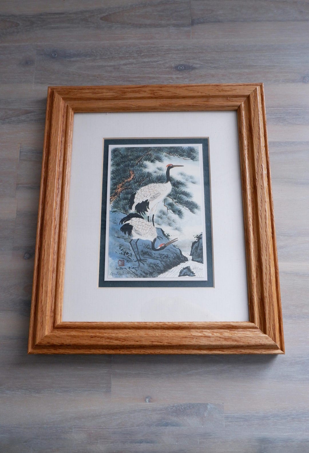 Vintage Anton Wang Print, Signed Numbered Printed Art, Bird ...