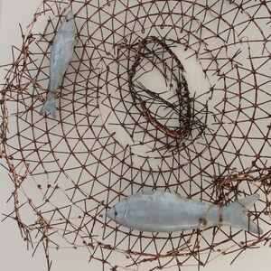 Ghost Net Art Installation, Fishing Net, Abstract Art, Beach Finds ...