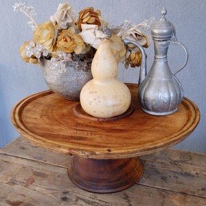 Vintage Floor Table, Turkish Sofra, Hand Carved Table Tray, Round Tray ...