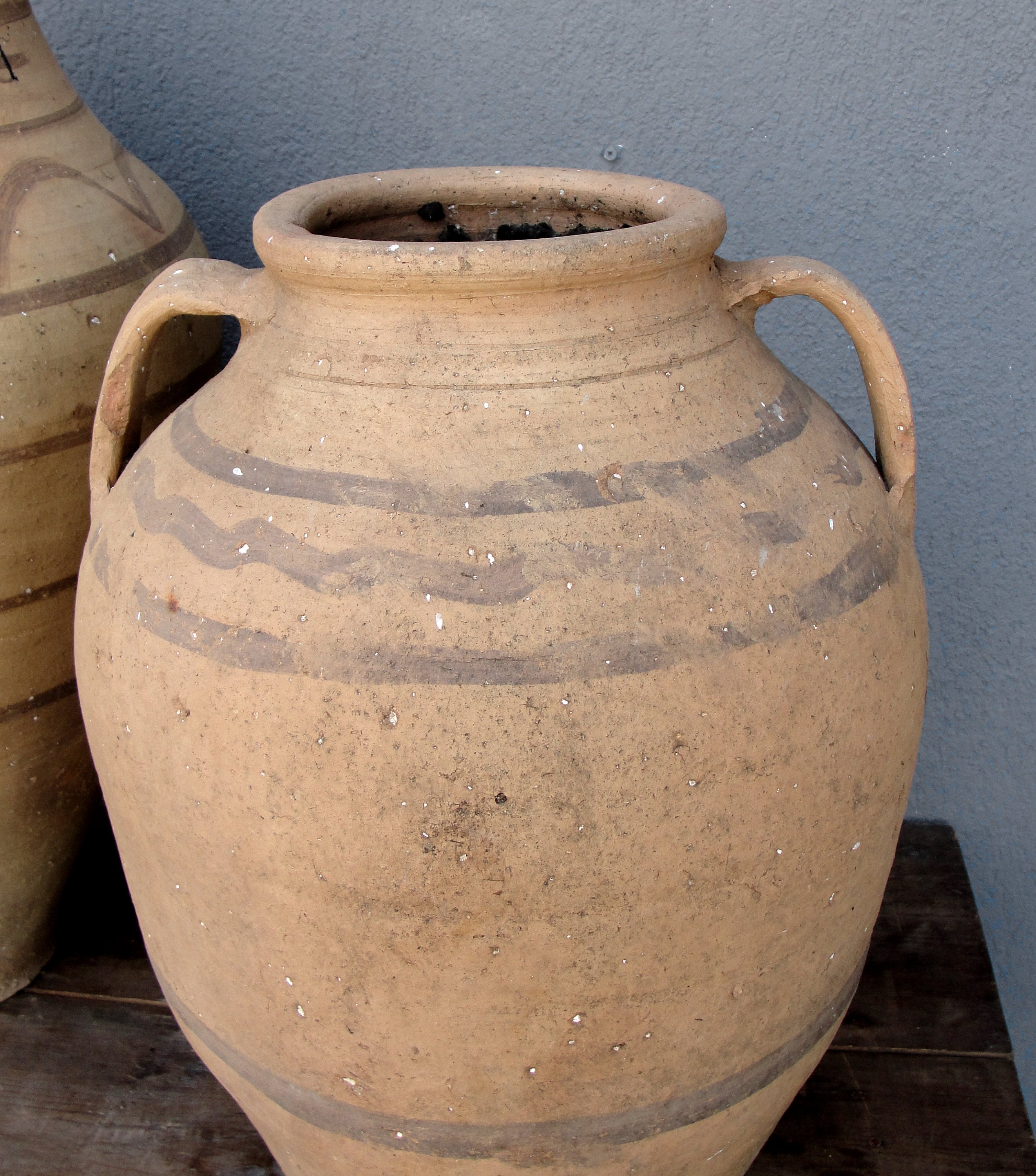 Vintage Large Clay Pot Earthenware Cauldron Large Pottery - Etsy