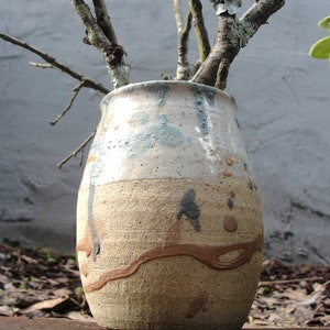 Vintage Handpainted Clay Pots, MCM Cookson Pottery, Planter, Handmade ...