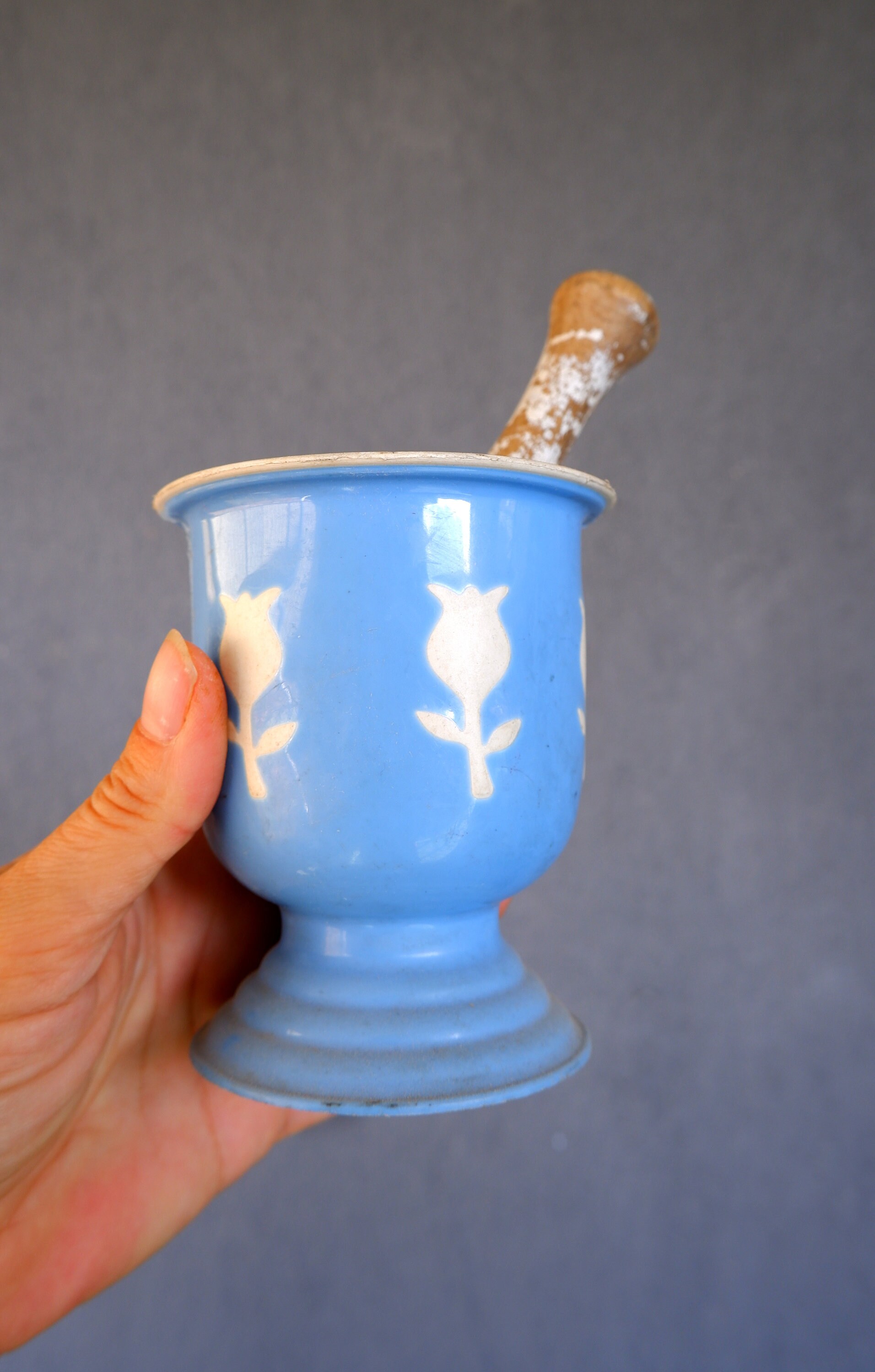Retro Plastic Pestle and Mortar Set: 1960s Kitsch Kitchen Decor - Etsy