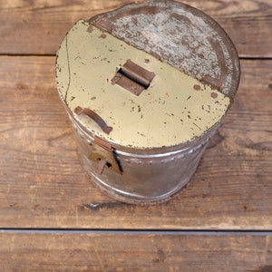 Vintage Tin Coin Bank, Hammered Tin, Upcycled Container, 1970s - Etsy