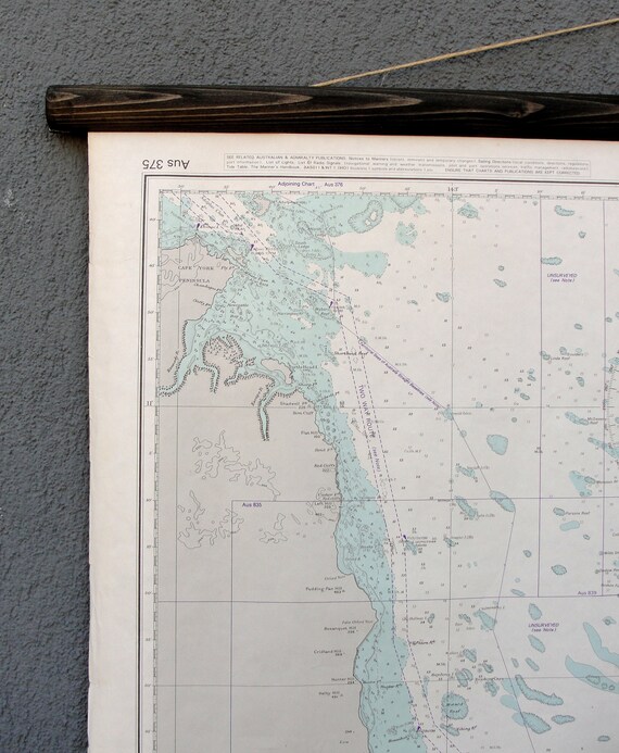 Vintage Nautische Kaart