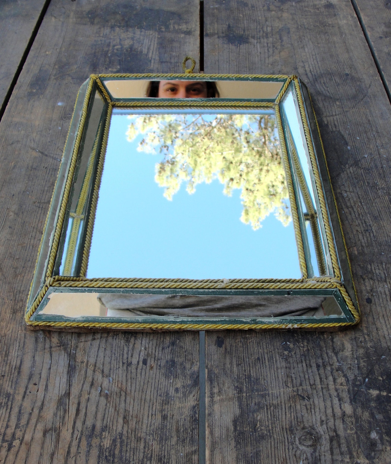 Cushion Mirror Wooden Frame Handmade Rustic Mirror - Etsy