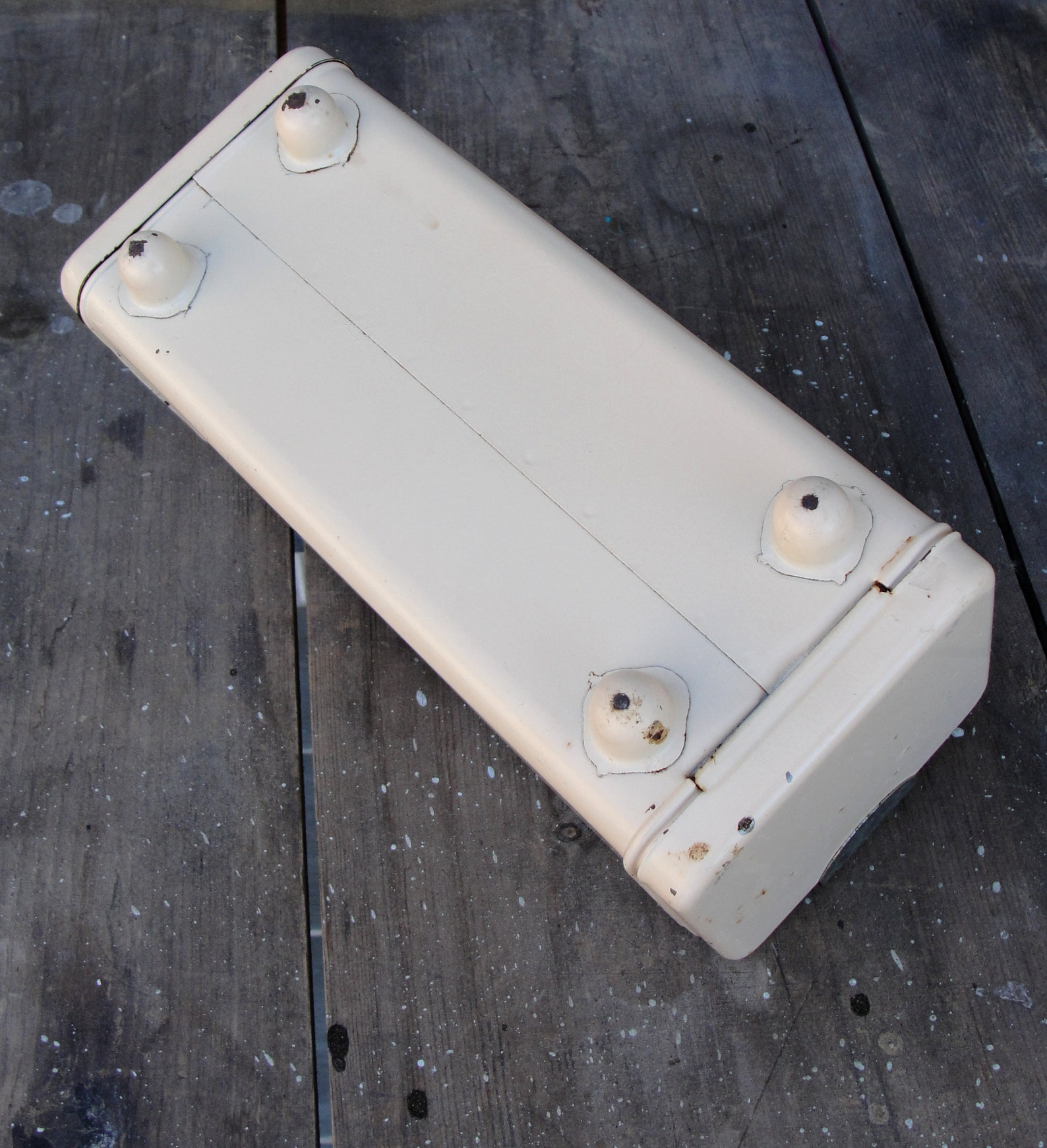 Vintage Enamelware Box Biscuit Box Tiffin Vintage Enamel | Etsy