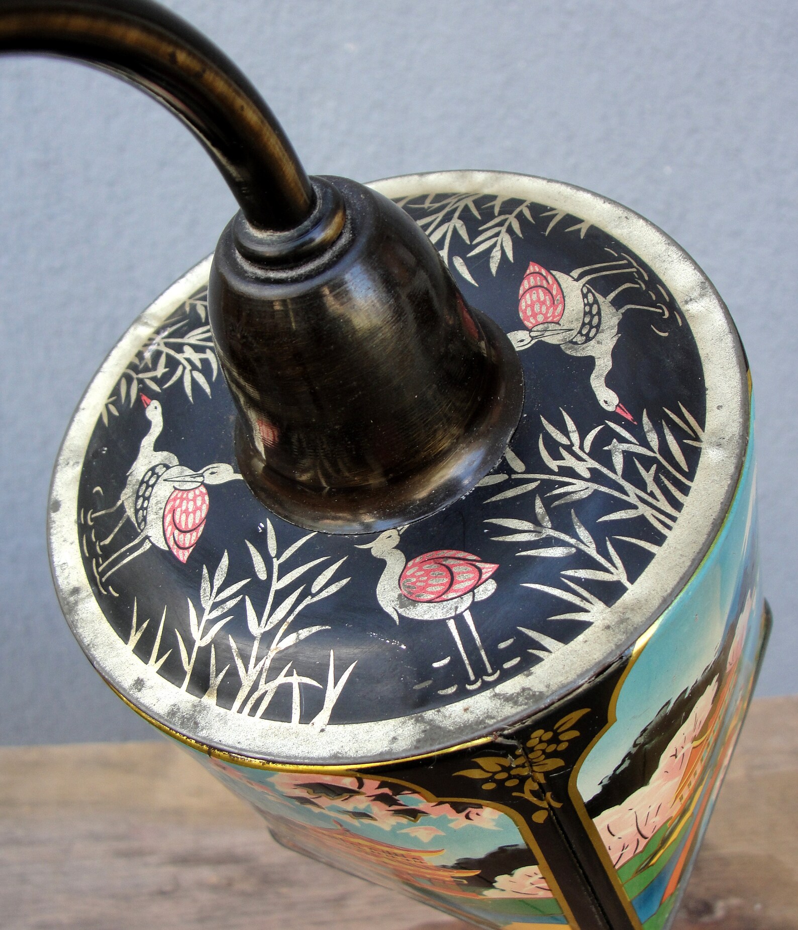 Vintage Tin Lamp Table Brass Lantern Lamp Handmade Lamp | Etsy