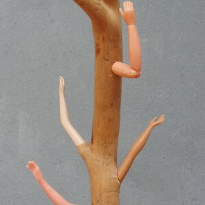 Barbie Arm Tree, Rain Prayer Tree - Wood, Plastic and Metal Sculpture ...