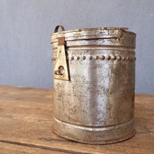 Vintage Tin Coin Bank, Hammered Tin, Upcycled Container, 1970s - Etsy