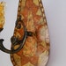 Copper Flower Sconce, Atmosphere Wall Lamp, Handmade Copper Etched ...
