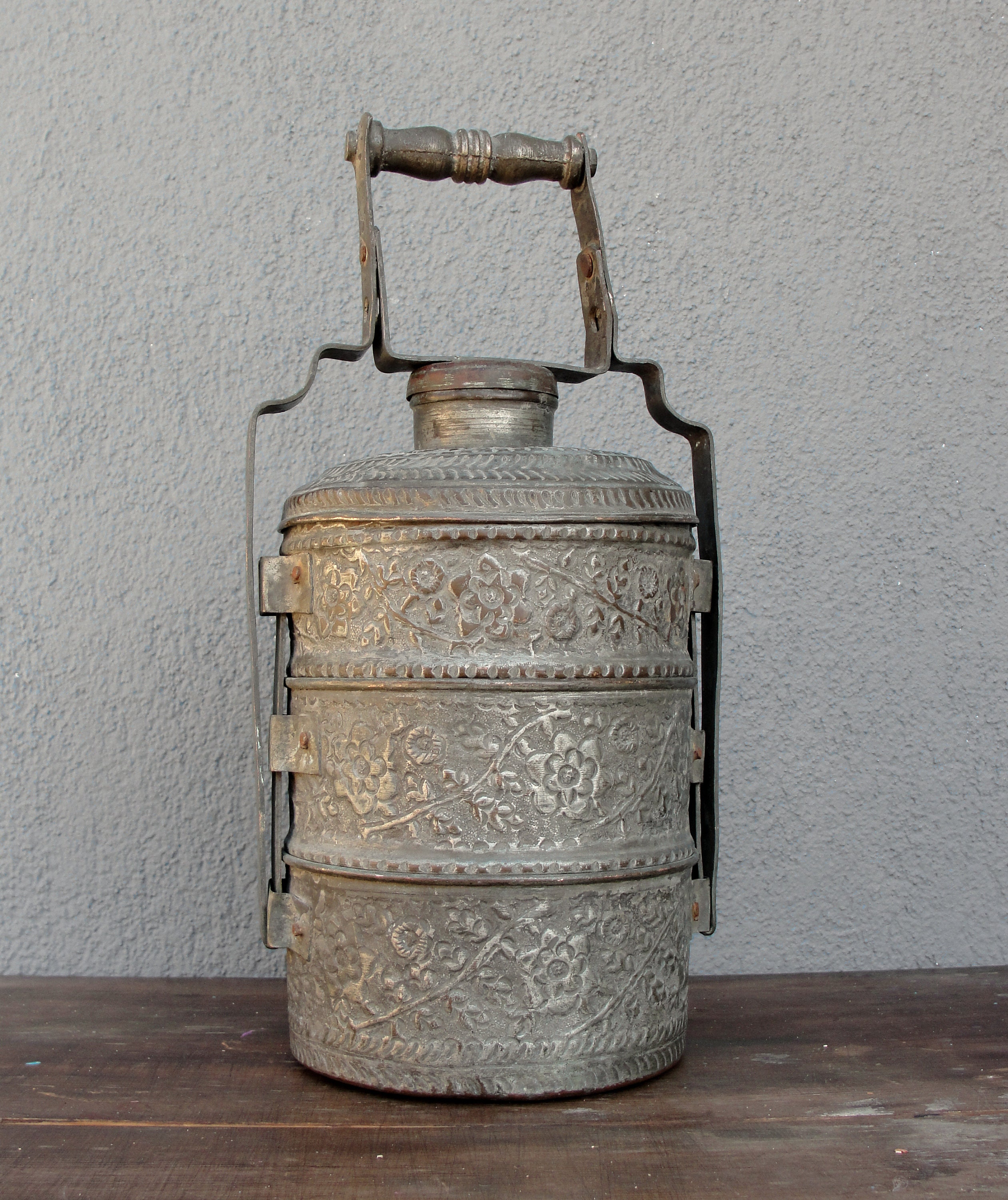 Vintage Food containers Tiffin Vintage Copper Compartments | Etsy