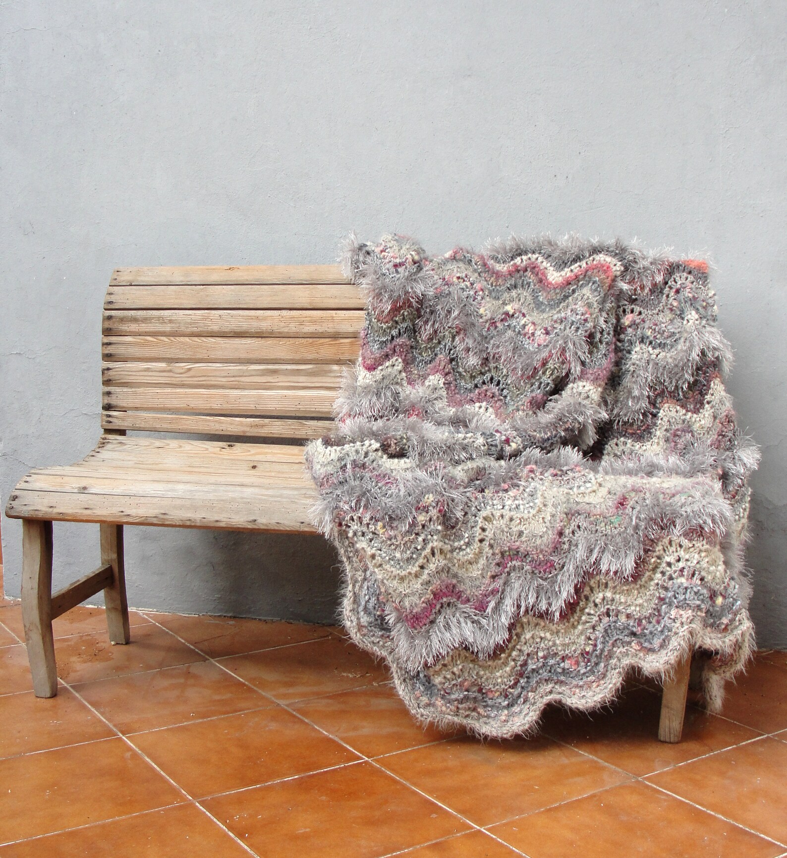 Hand Knitted Bedspread King Size Bed Throw Super Soft Couch - Etsy