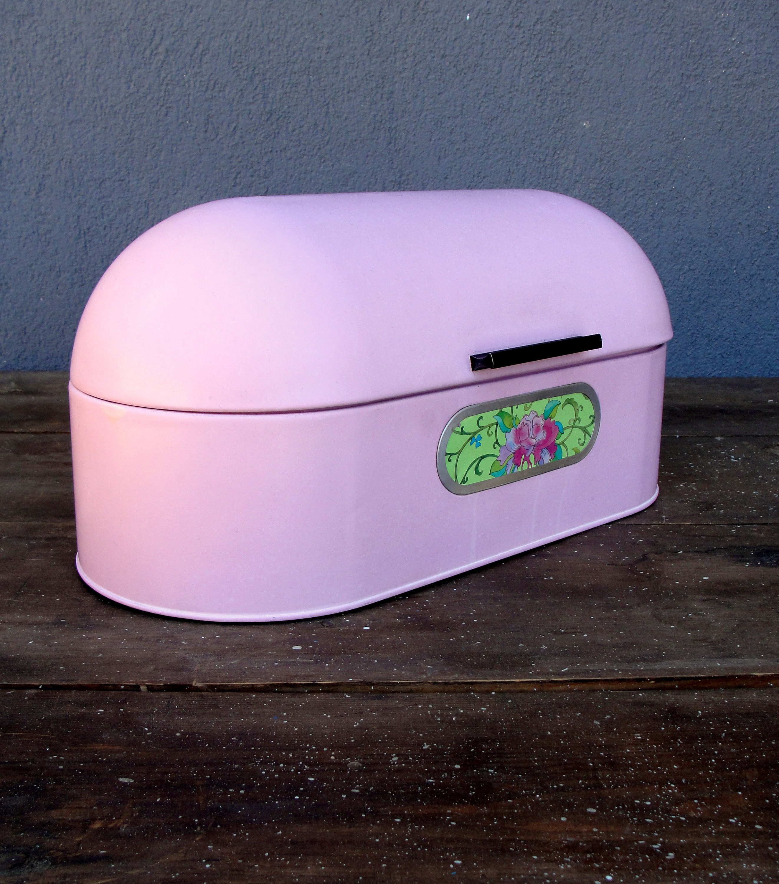 Vintage Bread Box Pink at Roy Wall blog