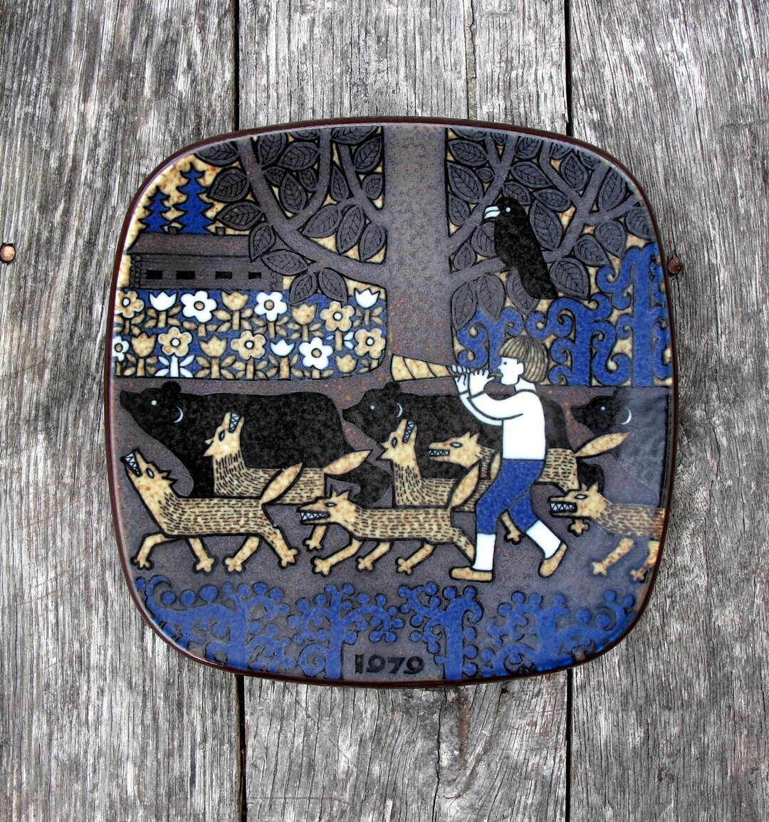 Vintage Arabia Finland 1979 Plate Collectable Finnish Plate Designed by ...