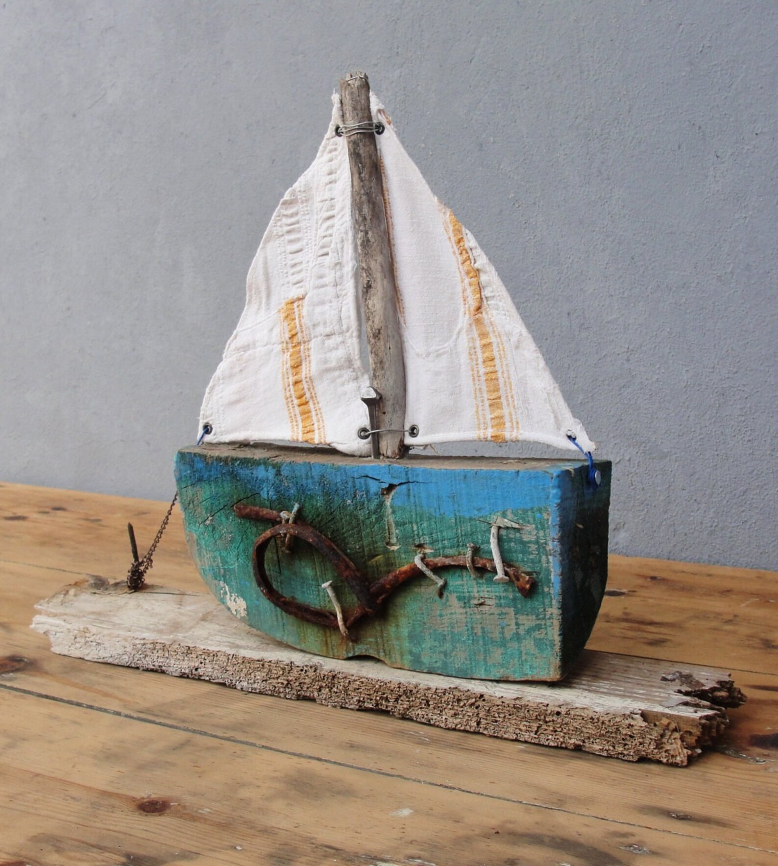 Rustic Ship Swept Ashore Boatwood Driftwood Nautical Home - Etsy