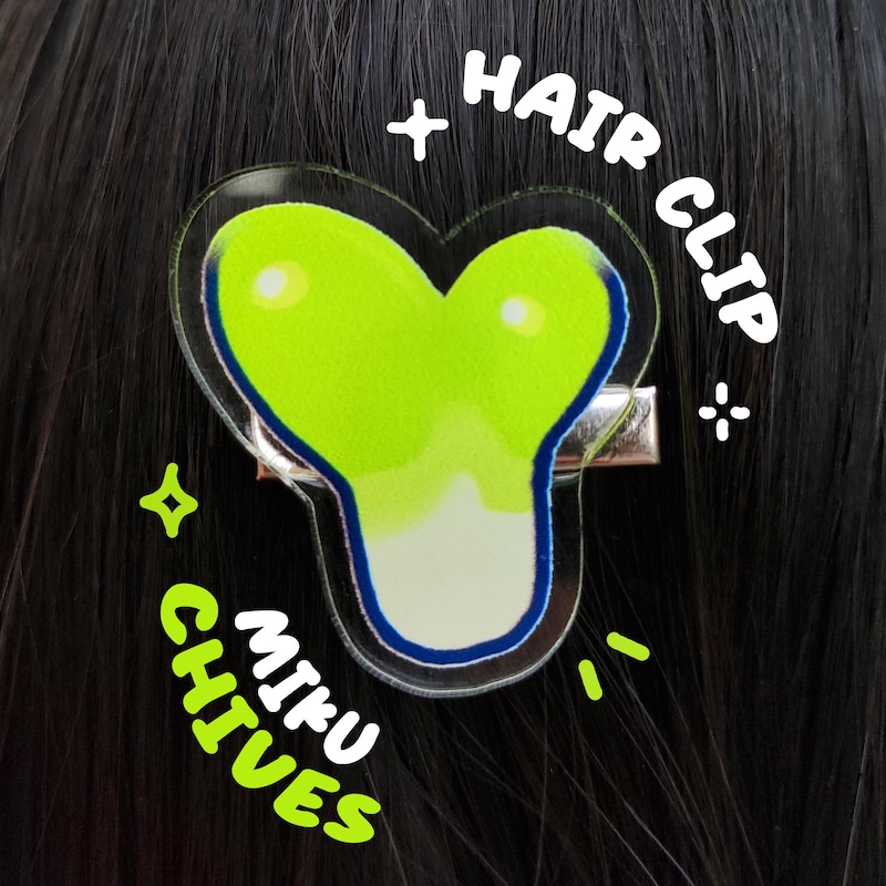 Miku Hair Clip - Etsy